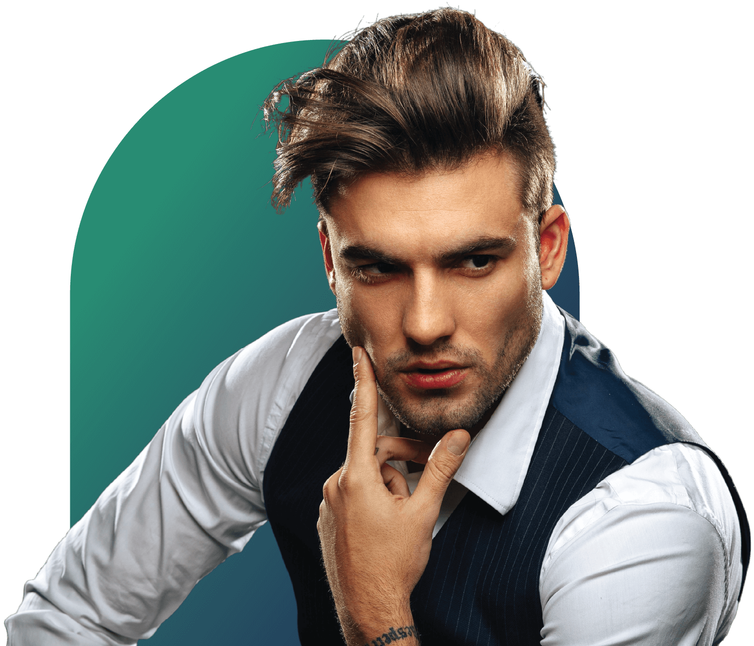 Male Hair Model Png